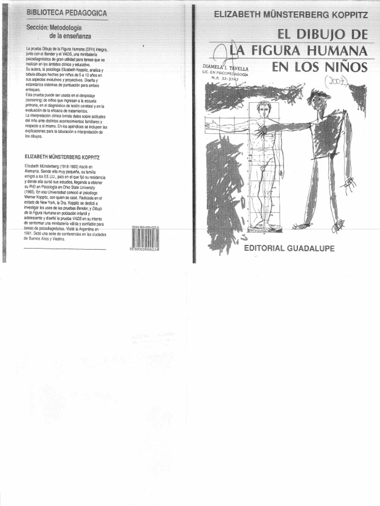 MUNSTERBERG KOPPITZ, Elizabeth. (2007) - "El Dibujo de La Figura Humana ...