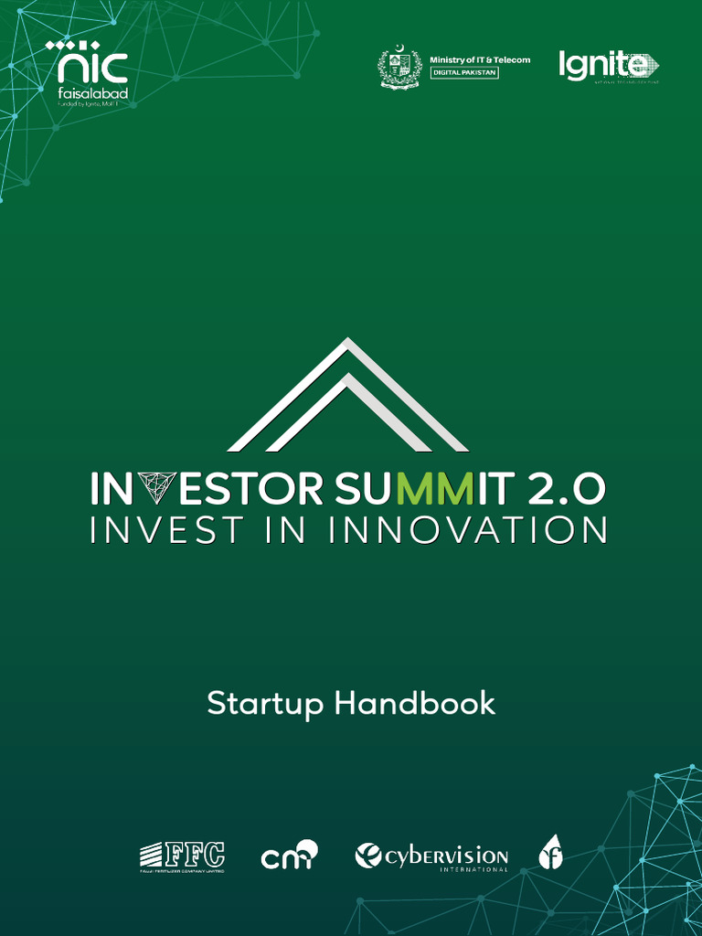 Startup Handbook - Investor Summit 2.0 | PDF | Startup Company | Small ...