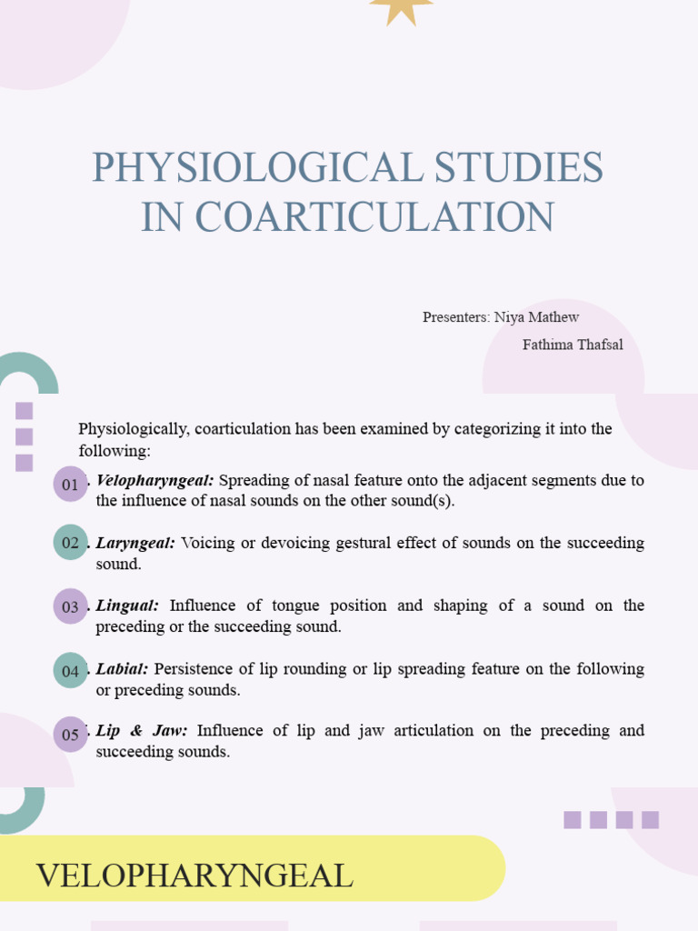 Physiological Aspects of Coarticulation | PDF | Vowel | Consonant