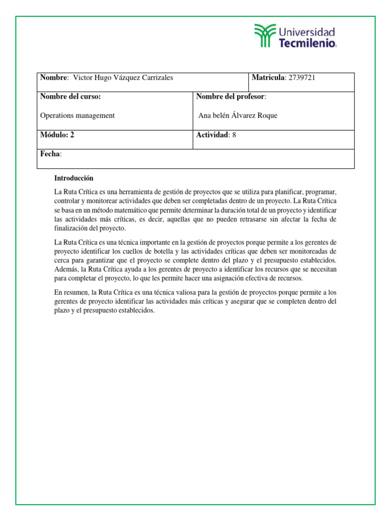 Act 8 Opm | PDF | Informática