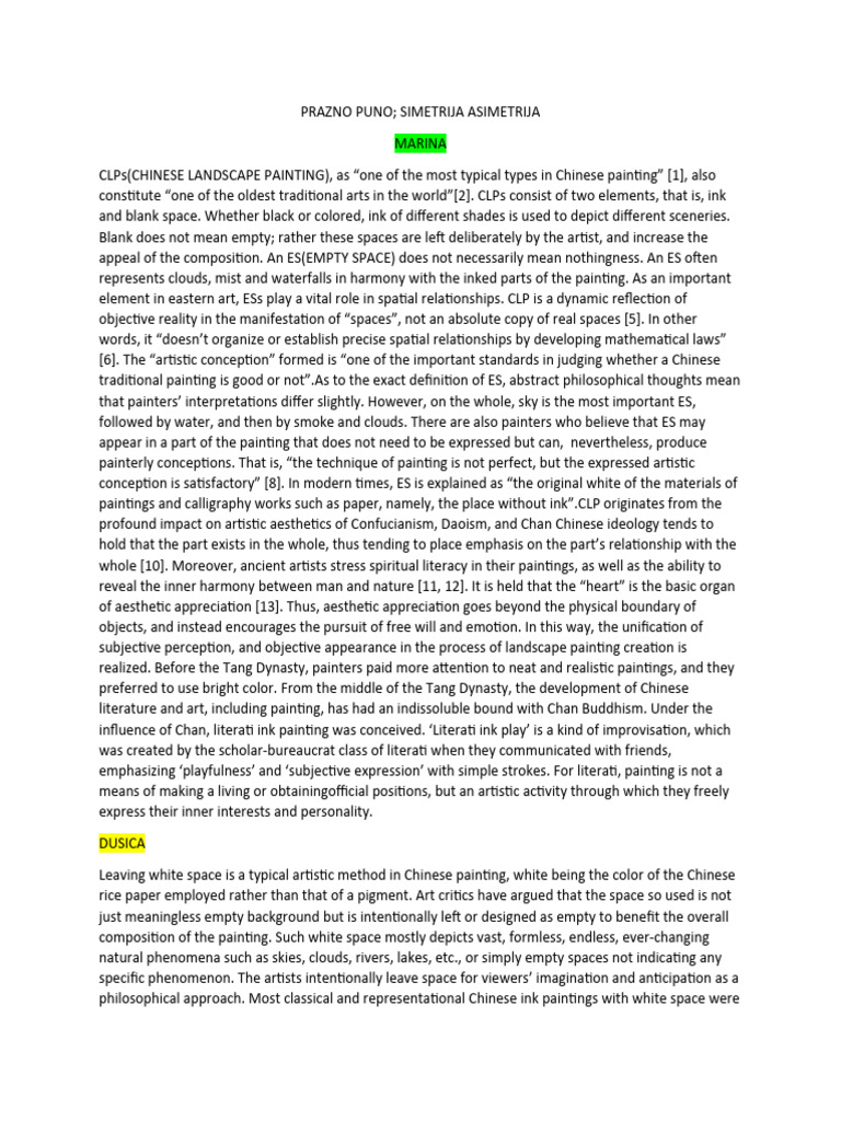 Prazno Puno Simetrija Asimetrija | Download Free PDF | Symmetry | Paintings