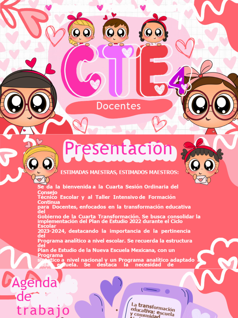 Cte 4ta Sesion Presentacion | PDF | Comunidad | Escuelas