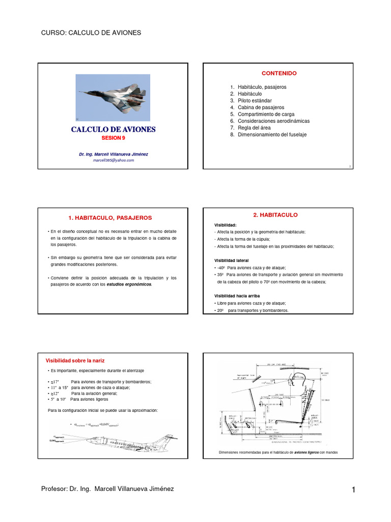 AvionesS9 Fuselaje-V3 | PDF | Avión | Arrastrar (Física)