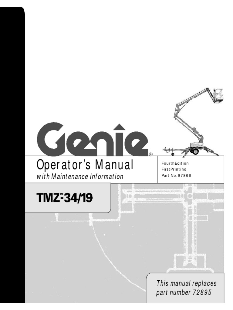 Genie TMZ 34 19 Operator Manual en | PDF | Tire | Safety