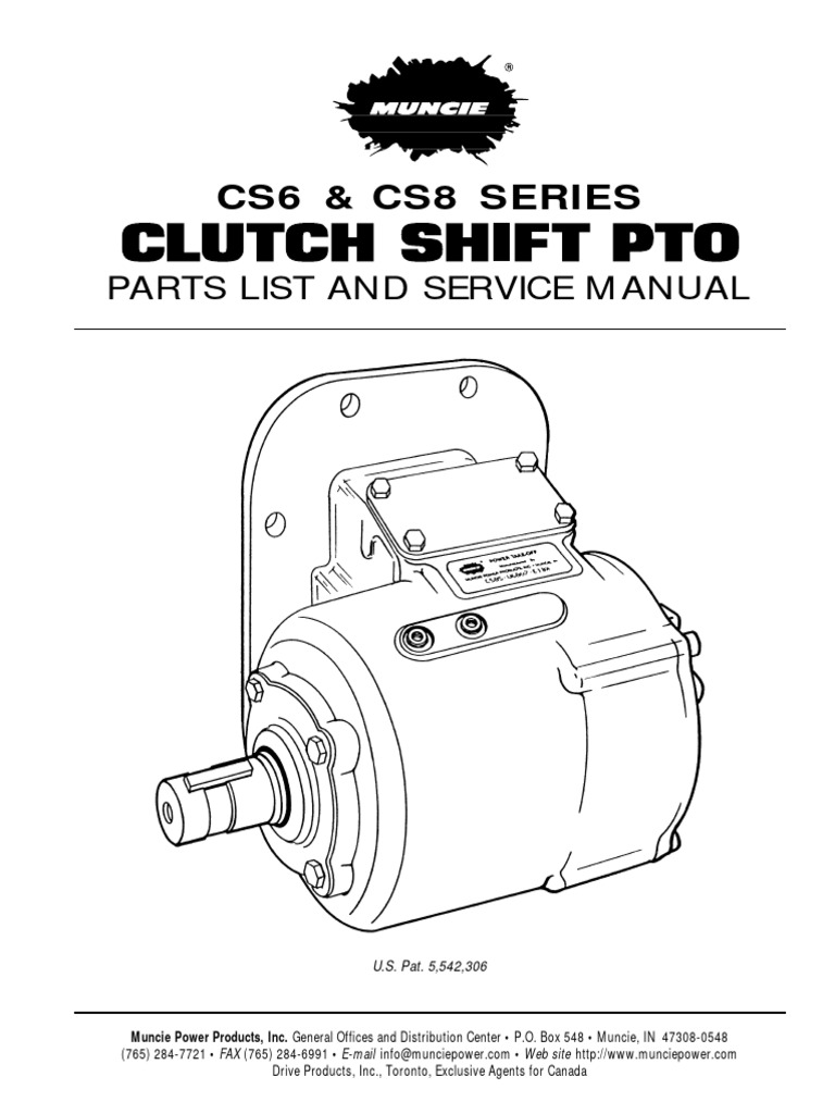 Pto CS6-8 | PDF | Bearing (Mechanical) | Electrical Connector
