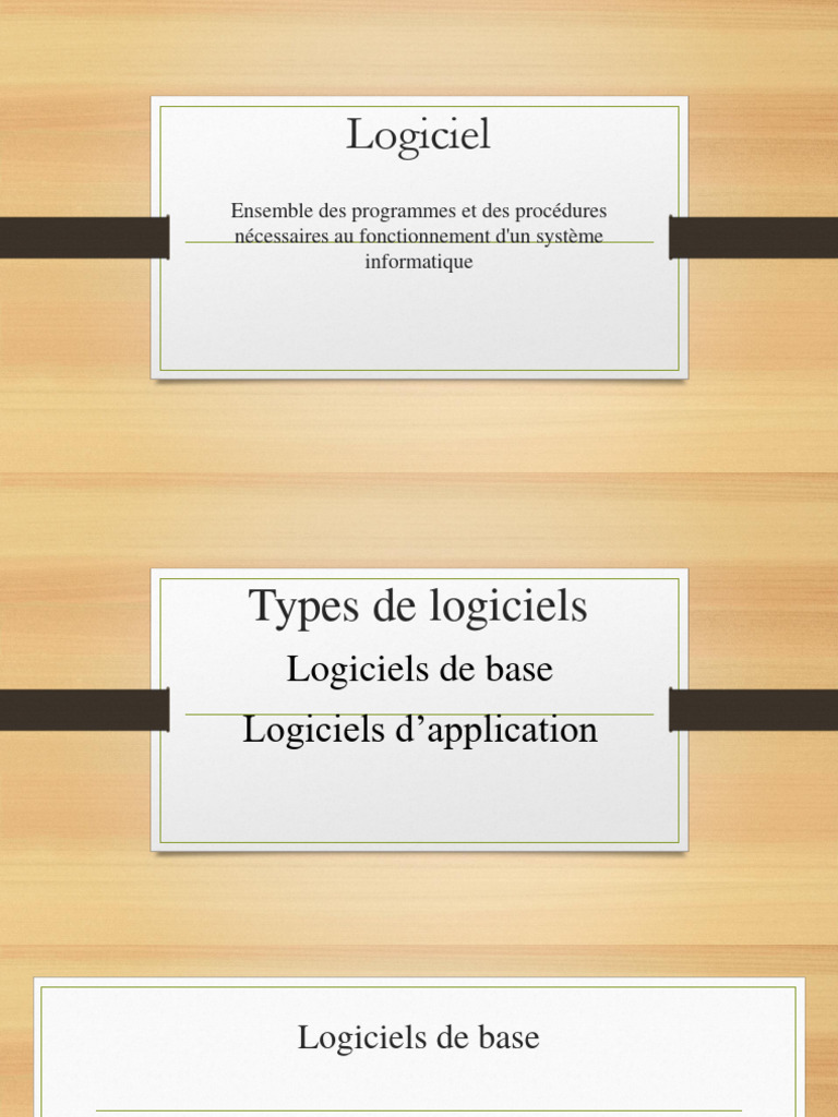 Types de Logiciels Informatiques | PDF