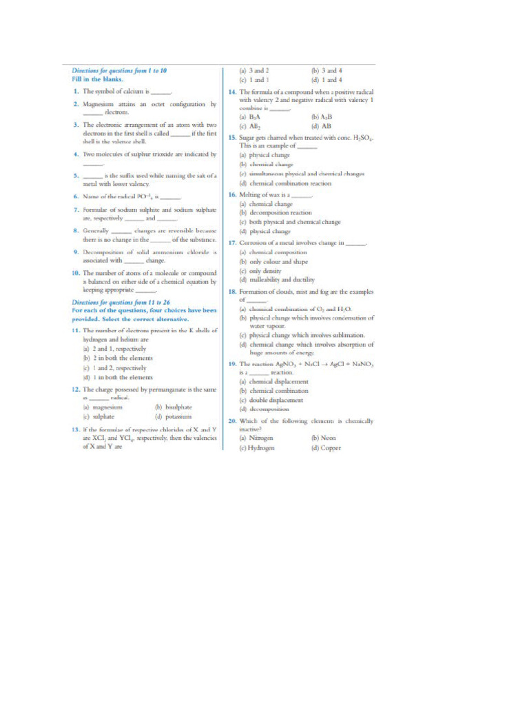 Chemistry 7_ Physical and chemical change_1 | PDF