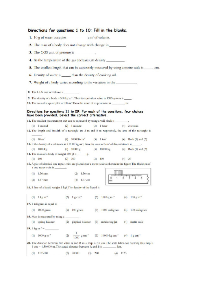 Physics 7 - Measurement - 1 | PDF