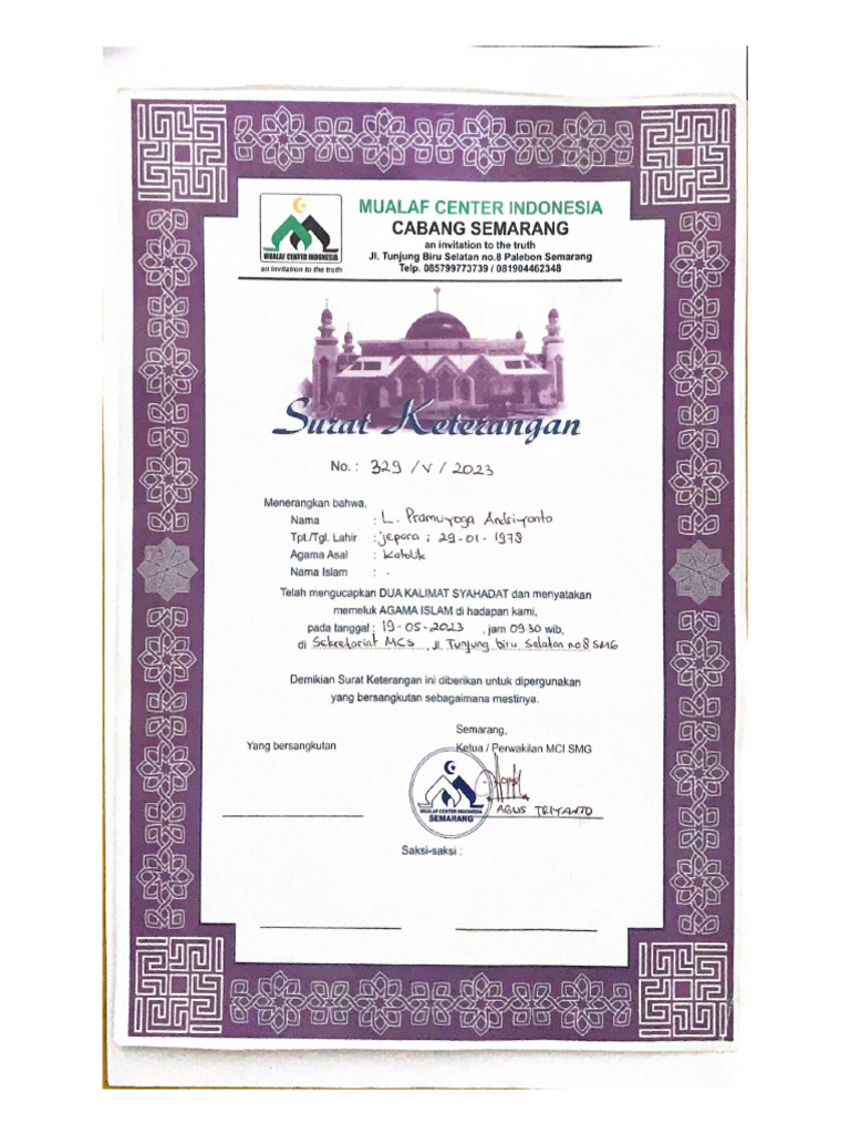 Mualaf Center Indonesia | PDF