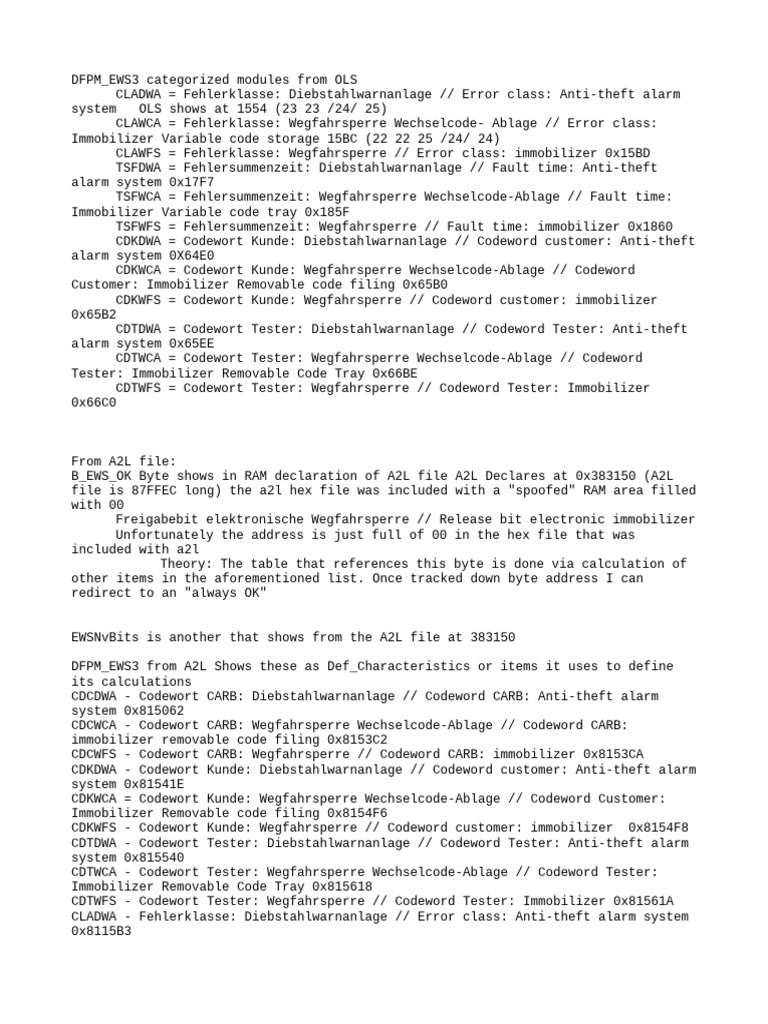 EWS Findings | PDF | Computer Programming | Computer Engineering
