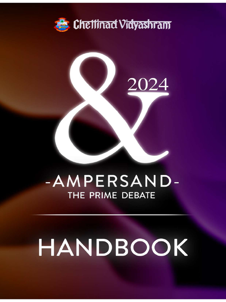Ampersand 24 Handbook | PDF