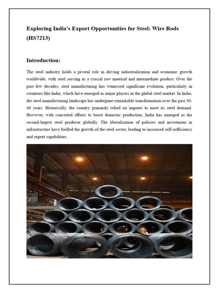 Wire Rods | PDF | Gulf Cooperation Council | Exports