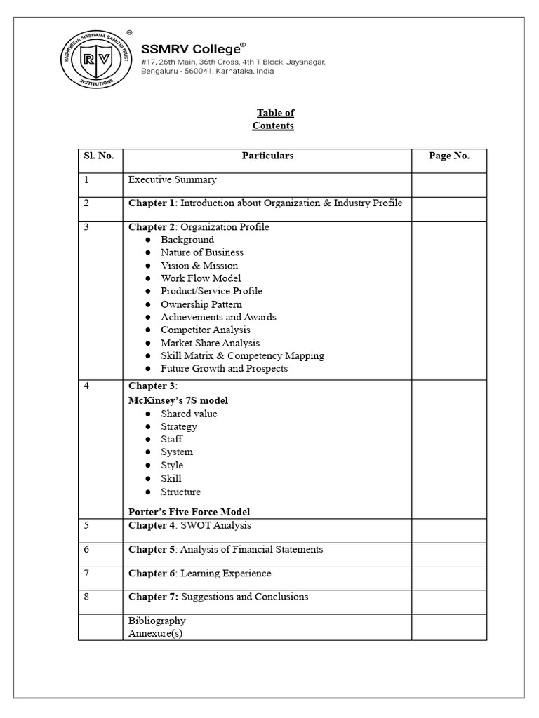 MGR Project | PDF | Strategic Management | Pricing