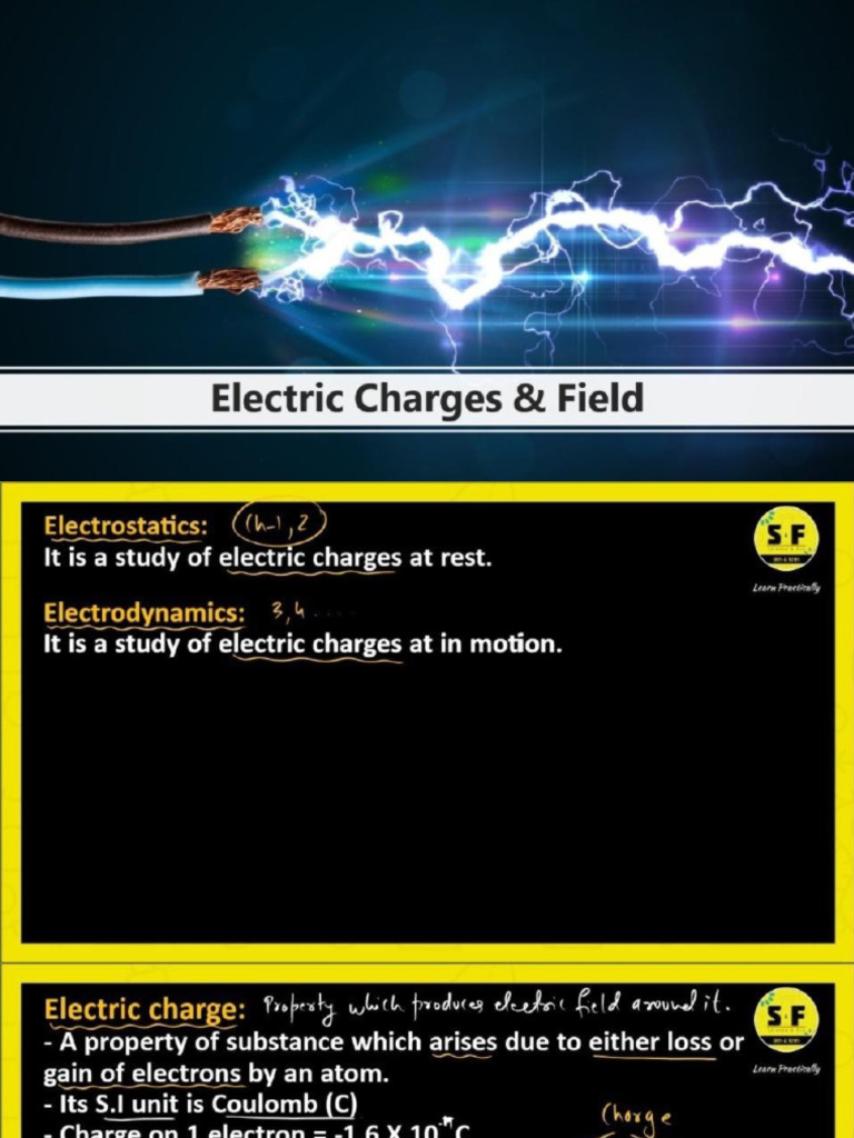 Electric Charges 12th | PDF