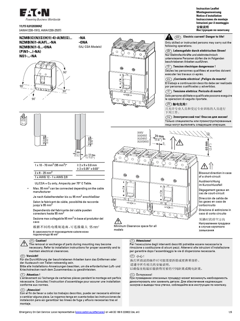 Switch Disconnecotr EATON | PDF | Switch | Electromagnetism