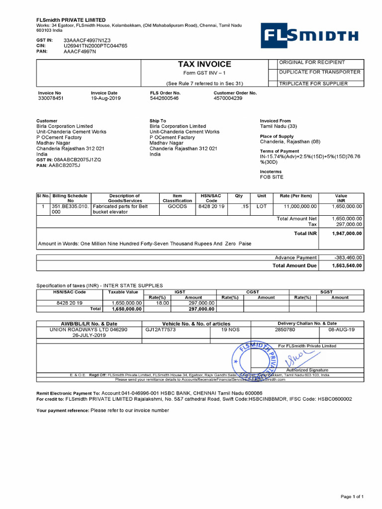 330078451 - Invoice copy | PDF