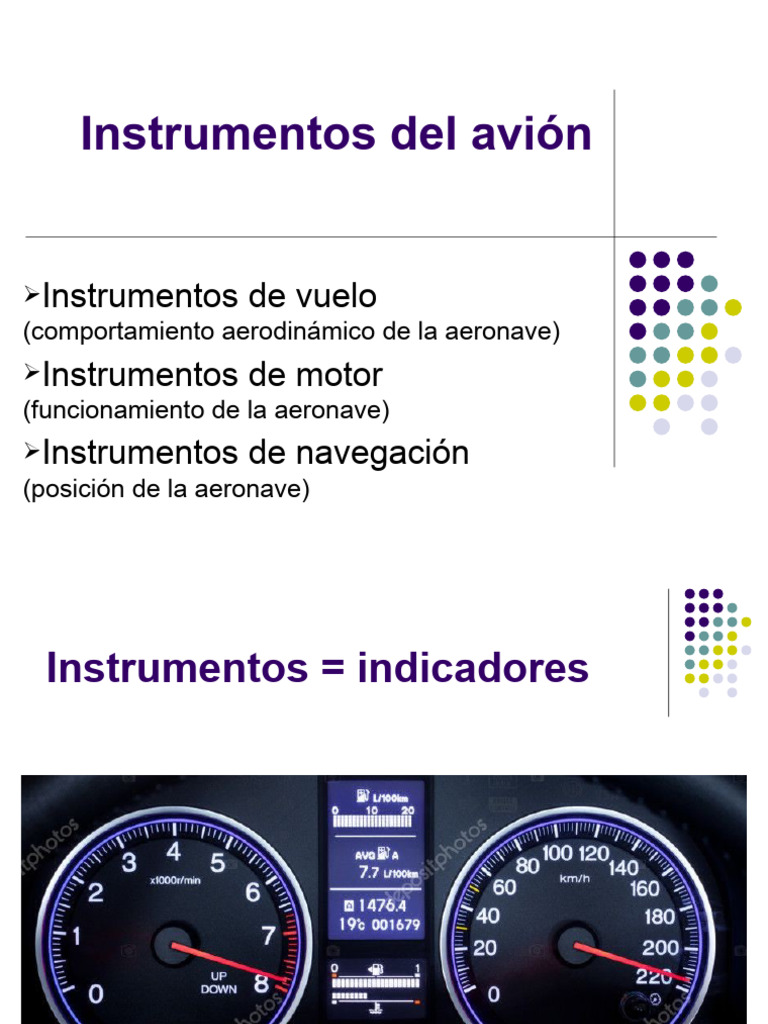Instrumentos Esenciales de Vuelo en Aeronaves | PDF | Aviación | Aeronave
