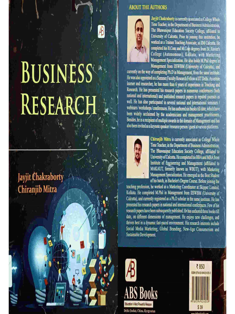 Business Research Book SR | PDF | Marketing Research | Marketing