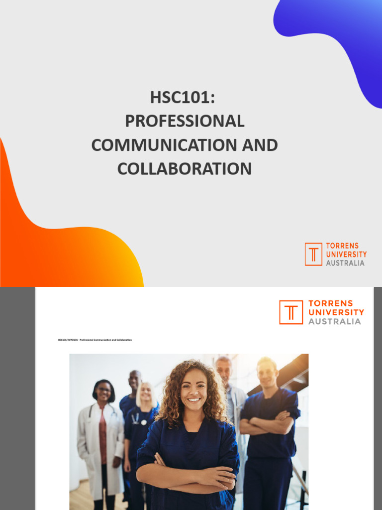 HSC101 Module 4 Torrens-1 | PDF | Empathy | Patient