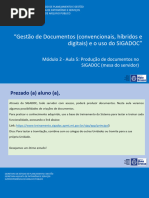 Criando Documentos no SIMPROC: Guia Prático | PDF | Comunicação | Internet