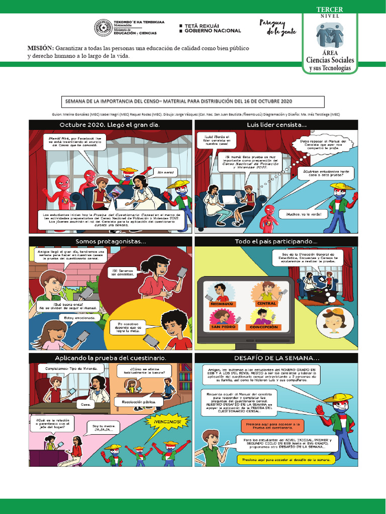 C. Soc. - Antrop y Sociol 3 N Viernes 16 de Octubre | PDF | Paraguay | Derechos humanos