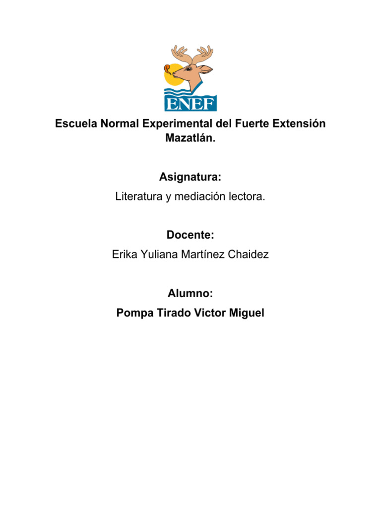 Cuadro de Lectura y Sus Implicaciones Pompa Tirado Victor Miguel | PDF ...