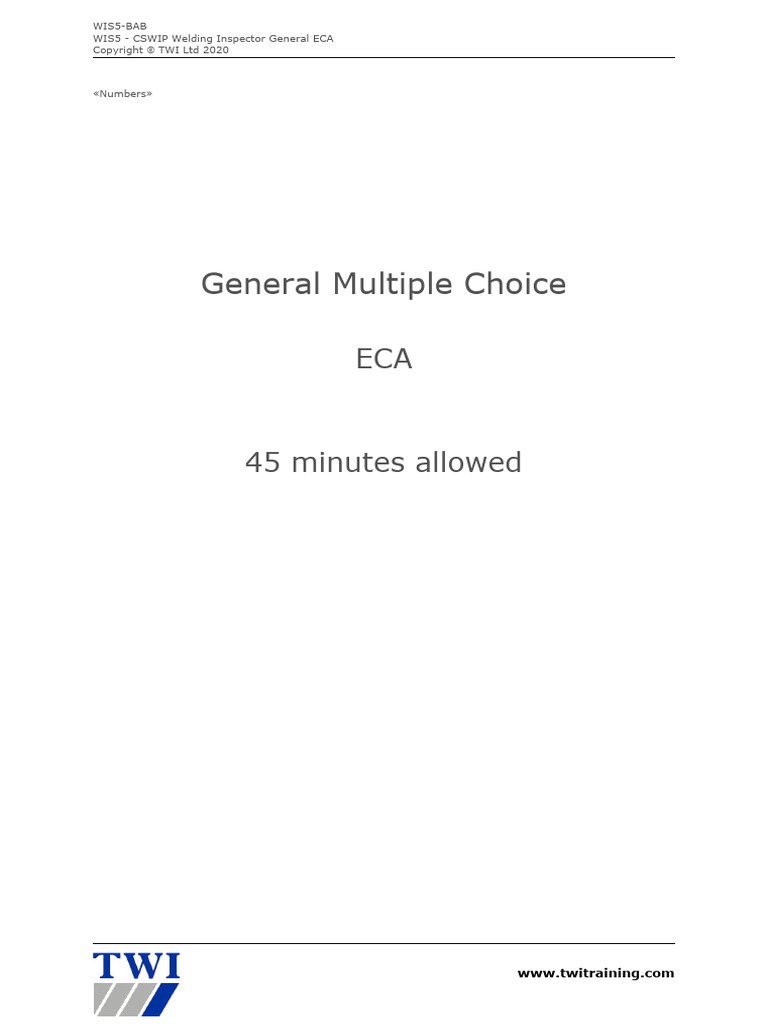 General Mock Exam | PDF | Welding | Construction