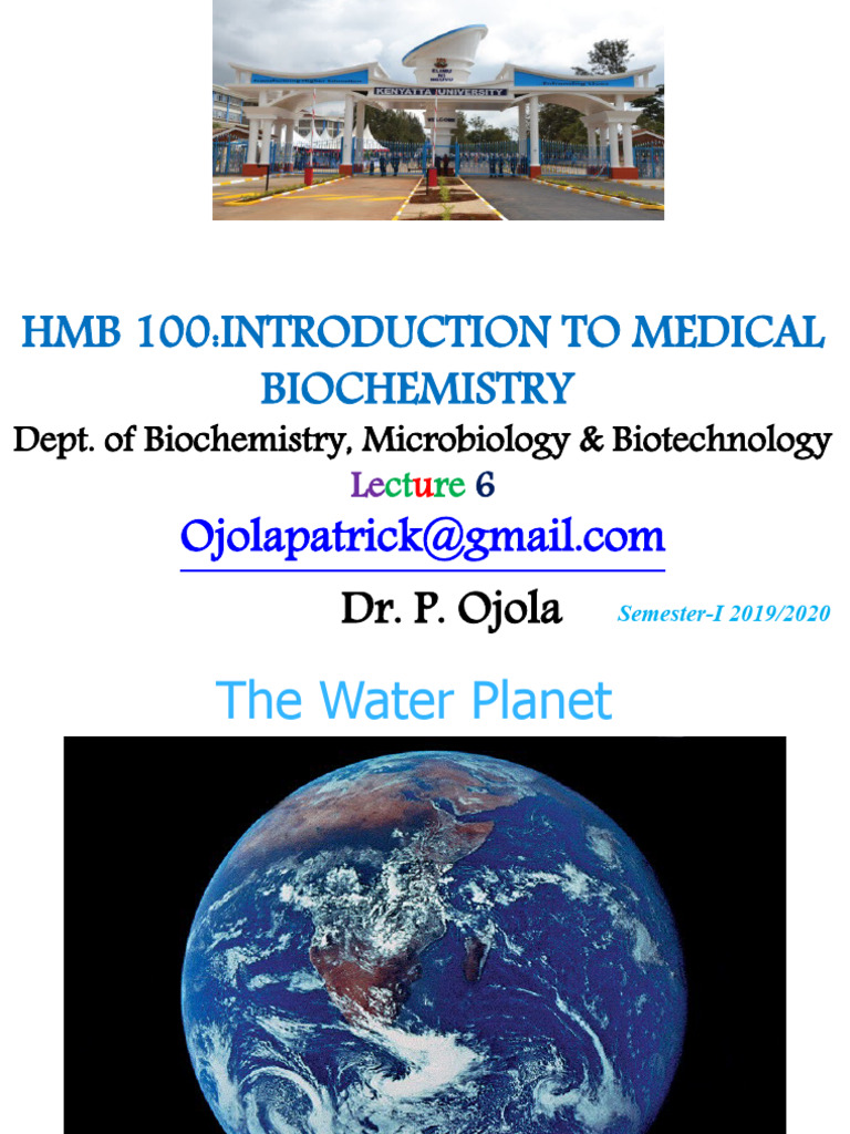 HMB 100 Lect. 6 | PDF | Acid | Buffer Solution HMB 100 Lect. 6 | PDF | Acid | Buffer Solution