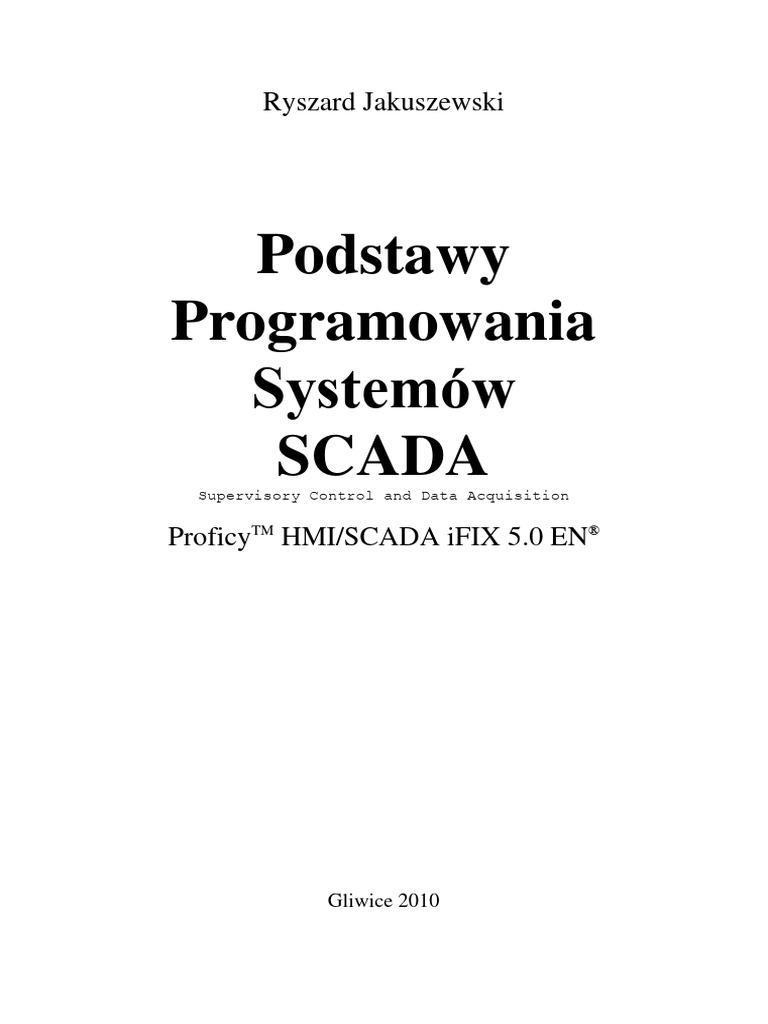 Podstawy Programowania Systemów SCADA | PDF