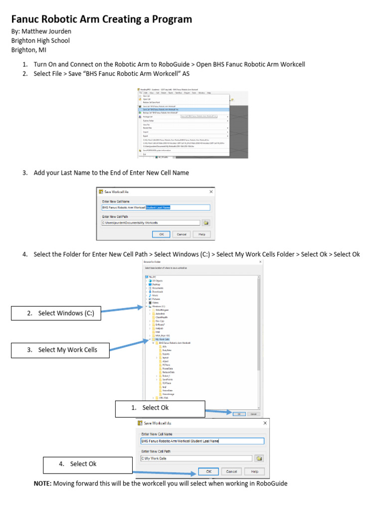 infoPLC - Net - 03a Fanuc Robotic Arm Creating A Program | PDF | Computer Keyboard | Computer ...