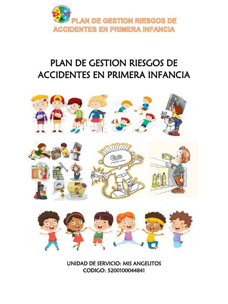 PLAN DE GESTION RIESGOS DE ACCIDENTES MIS ANGELITOS | PDF | Riesgo ...