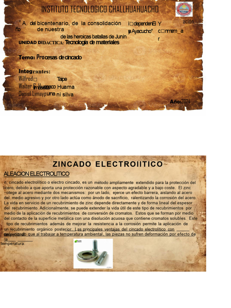 Proceso Del Cincado..Grupo3wil | PDF