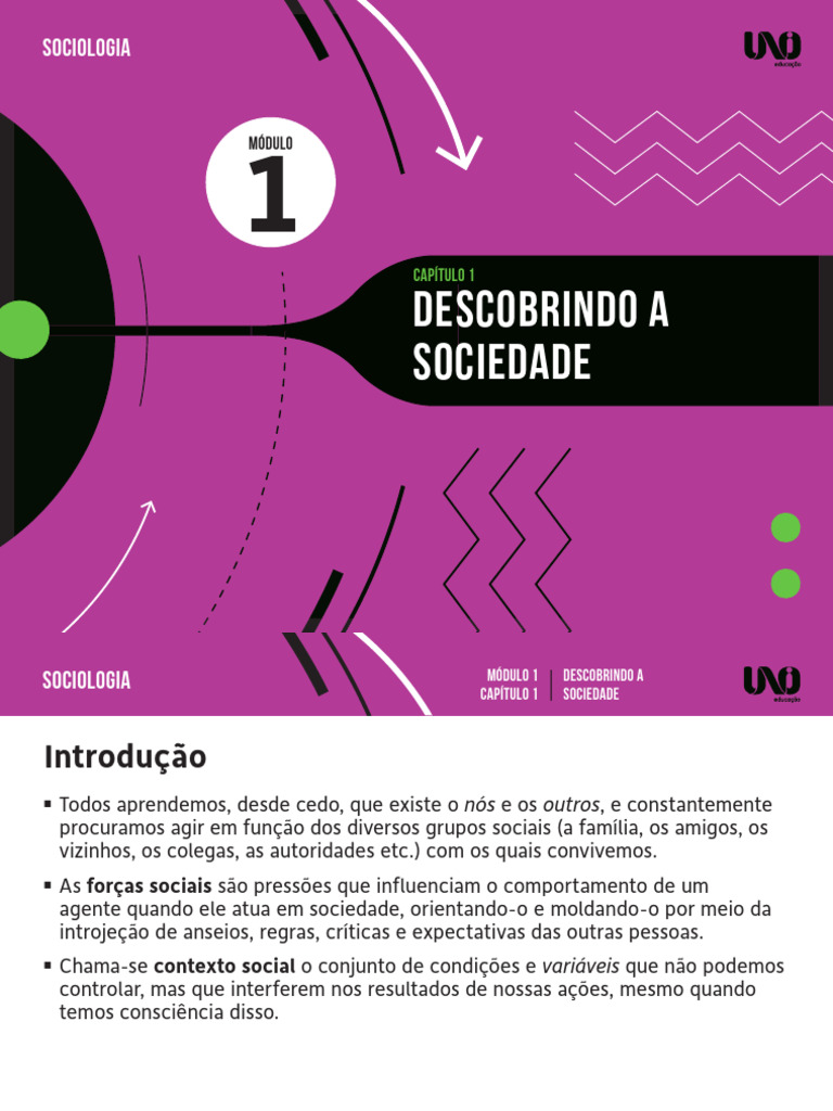 Soc m01 Resumo Final | PDF | Sociologia | Émile Durkheim