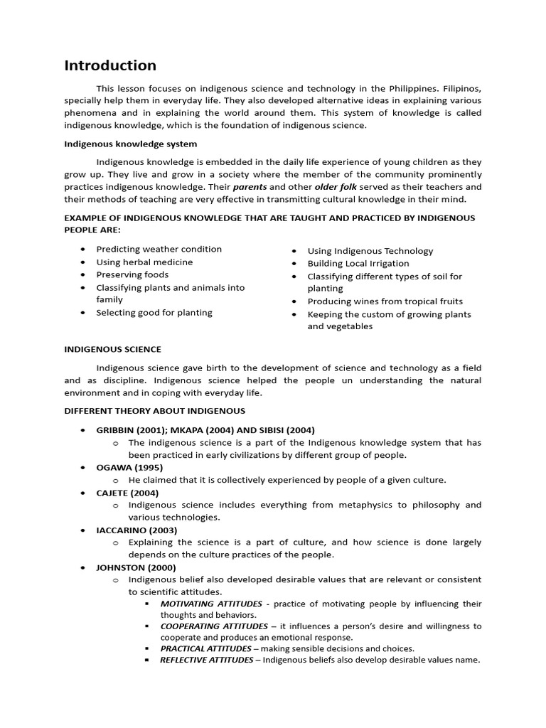 Chapter 1 - Lesson 4 | PDF | Science | Attitude (Psychology)
