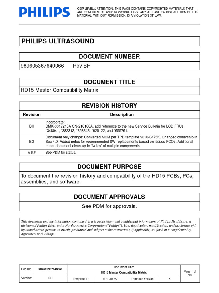 HD15 Master Compatibility Matrix | PDF | Proprietary Software ...