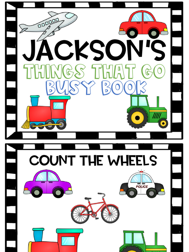 Things That Go Busy Book | Download Free PDF | Car | Private Transport
