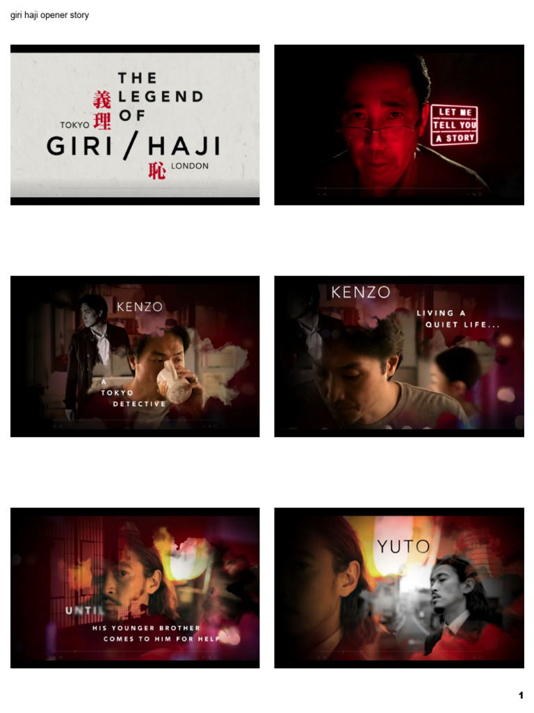 Giri Haji Opener Storyboard | PDF