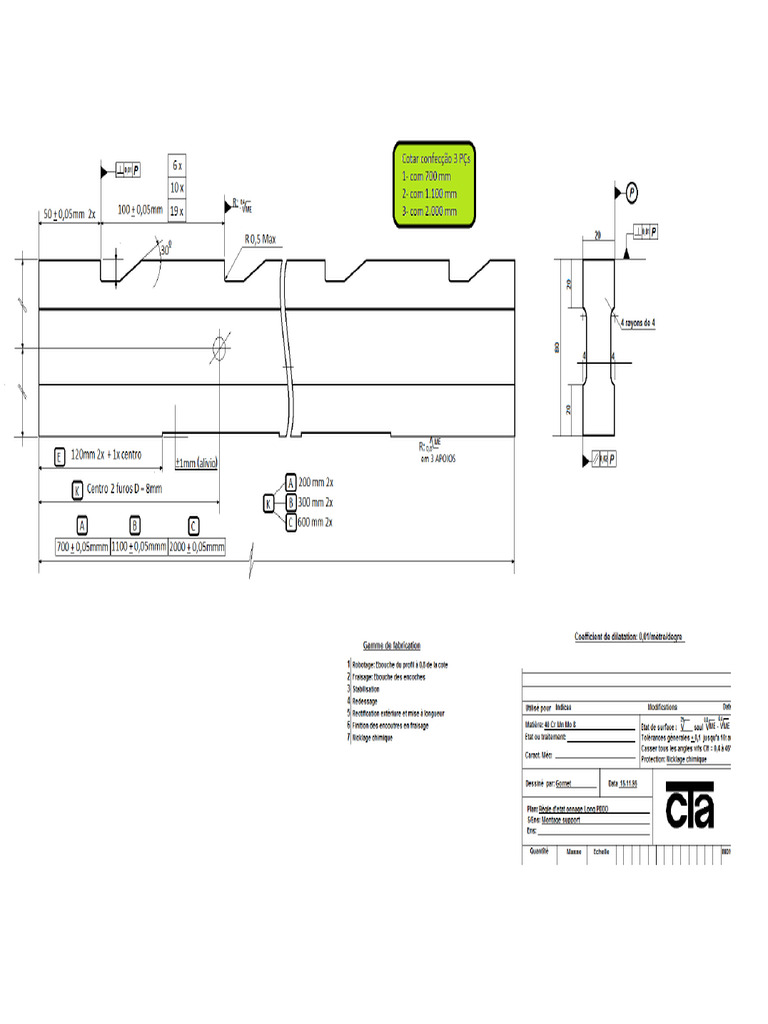 Padrão Escalonado Linear | PDF