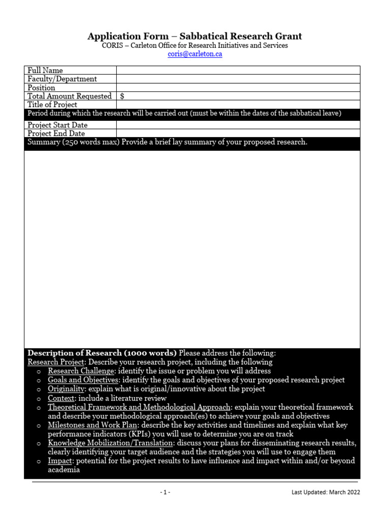 SRG Application Form 2 | PDF | Knowledge | Cognition