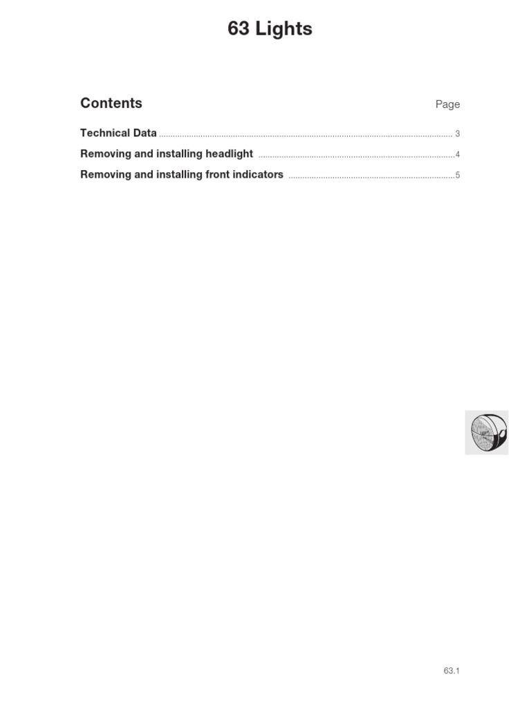 63 Lights | PDF | Headlamp | Automotive Technologies