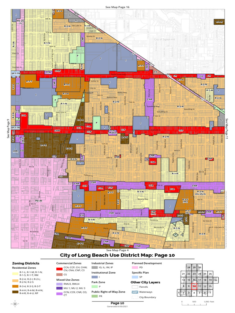 Zoning Map Book Color Page 10 | PDF