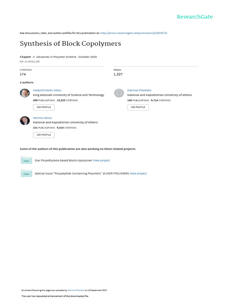 Book | PDF | Copolymer | Poly(Methyl Methacrylate)