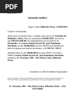 Atestado Escolar Modelo | PDF
