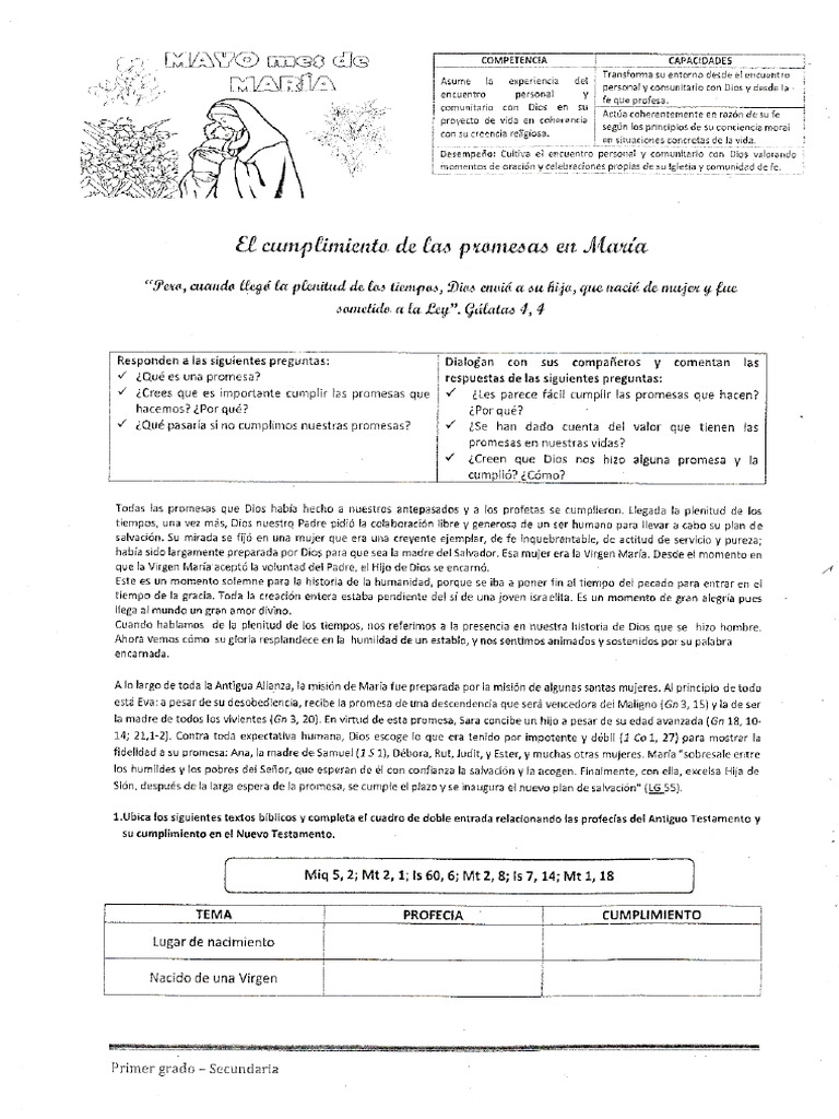 Ficha Religion | PDF