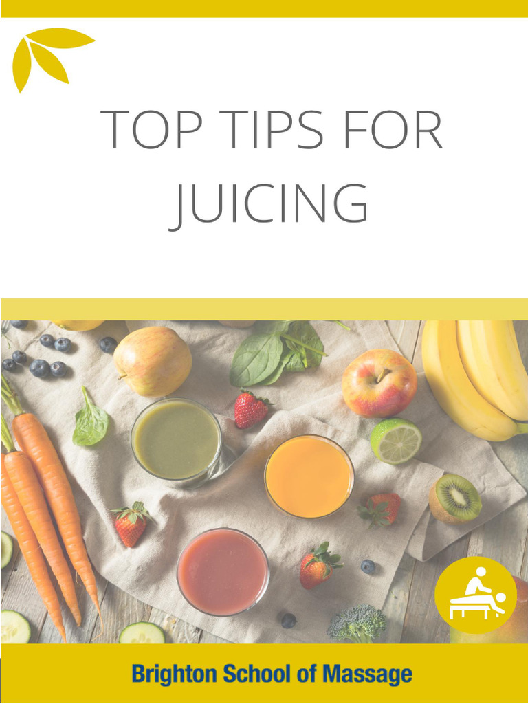 Juicing Handbook | PDF | Juice | Diet & Nutrition