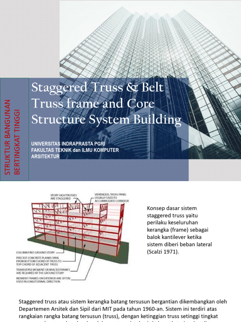 Staggered Truss and Belt Truss Frame and Core | PDF