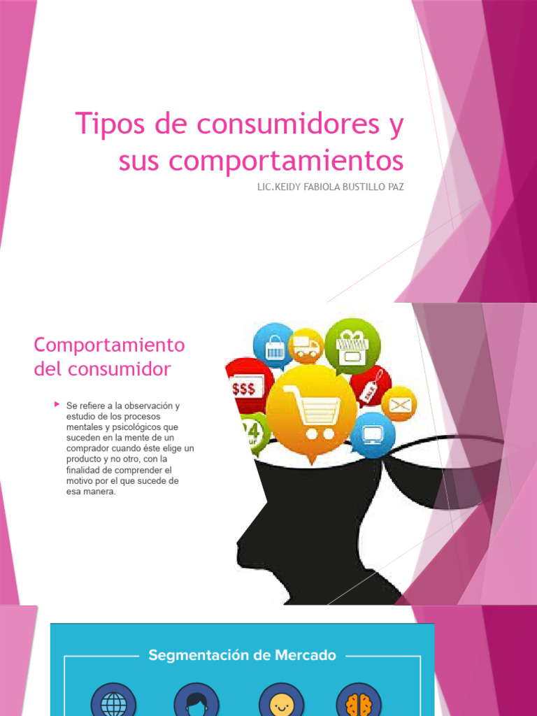 Tipos de Consumidores y Sus Comportamientos | PDF | Comportamiento ...