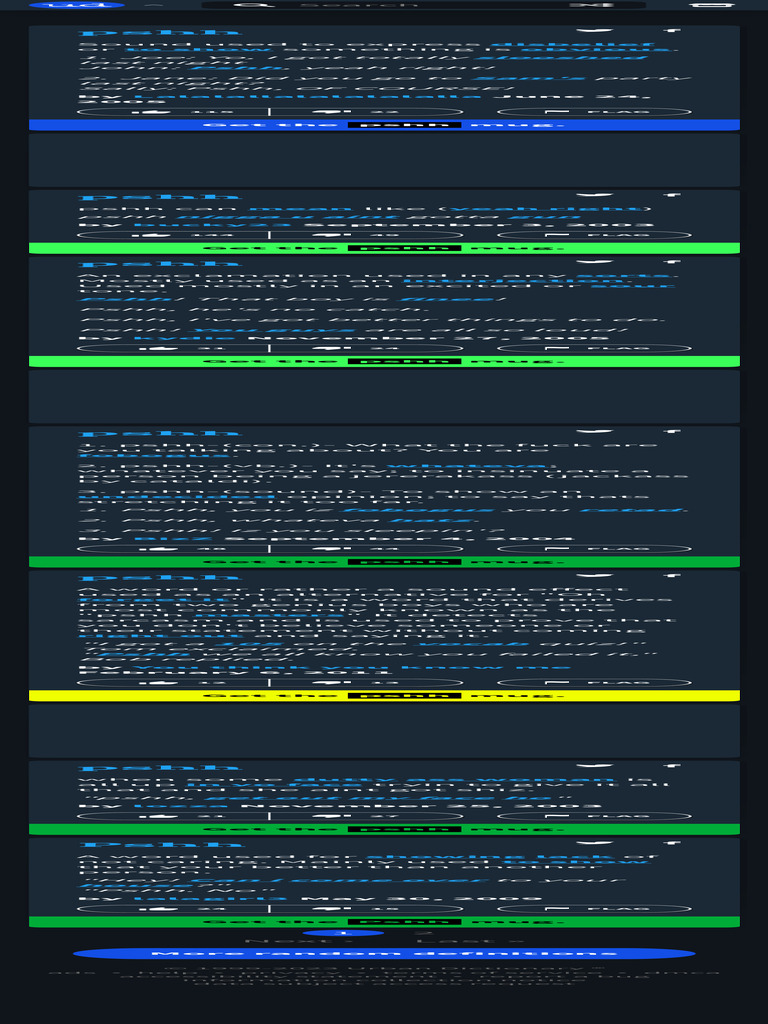 Urban Dictionary PSHH 2 | PDF | Semantic Units