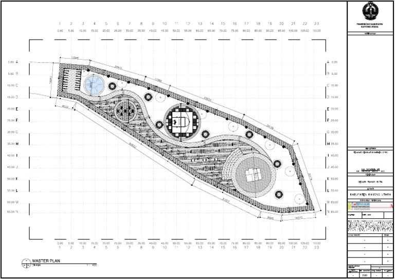 01 A Site Plan Keseluruhan | PDF