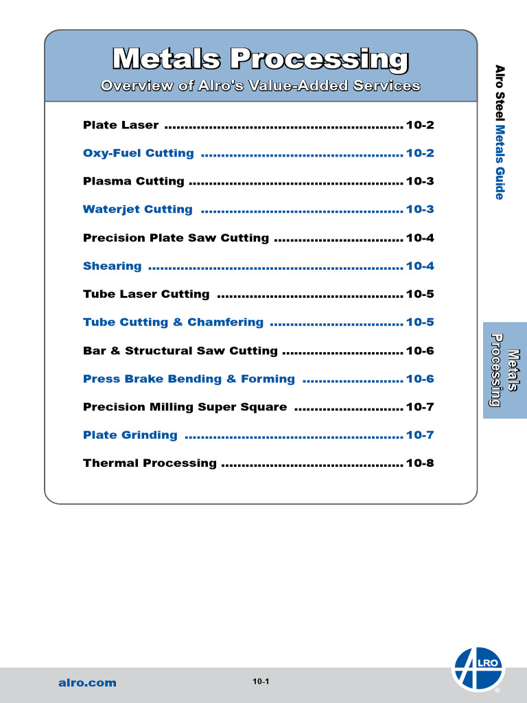 010-Met-Processing | PDF | Steel | Pipe (Fluid Conveyance)